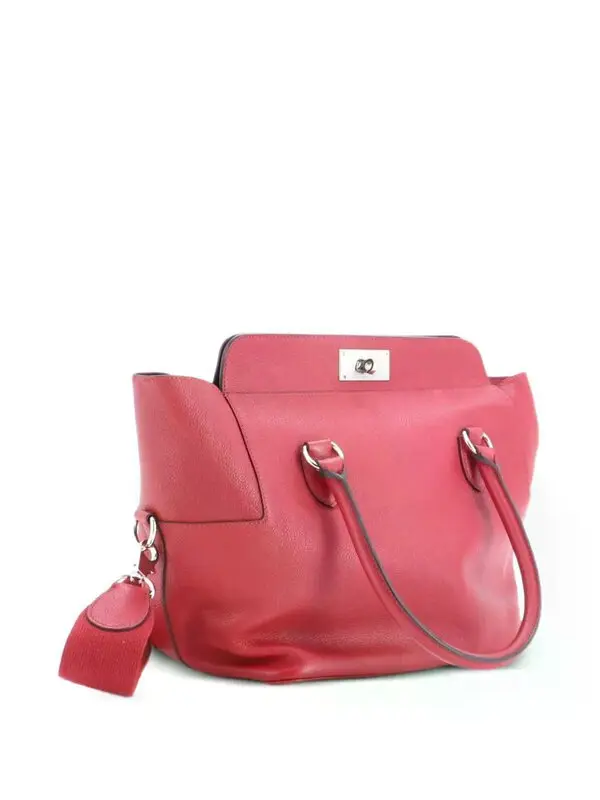 Hermès Toolbox Bag Evercolor 26 Satchel - Red