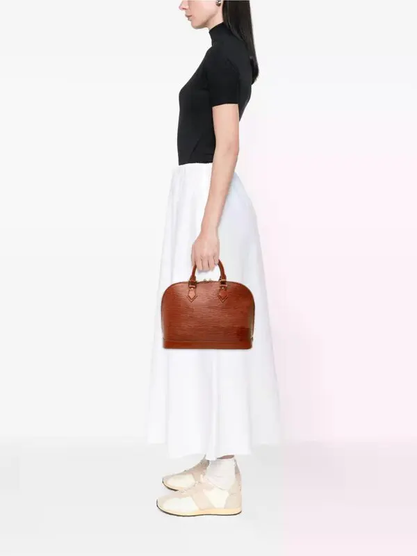 LOUIS VUITTON Epi Alma Pm Handbag - Brown