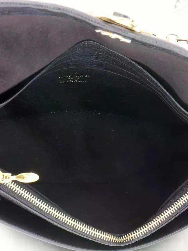 LOUIS VUITTON Vavin Chain Wallet Monogram Empreinte Leather Clutch Bag