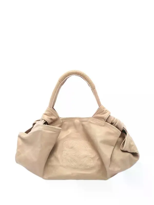 Loewe 2010-2026 Metallic Nappa Aire Hobo Bag - Gold