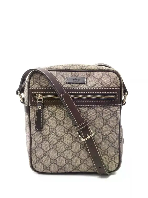 Gucci Gg Supreme Crossbody Bag - Neutrals