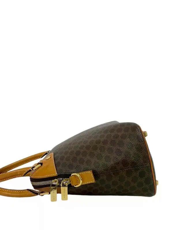 Celine 2000 Macadam Coated Canvas Satchel