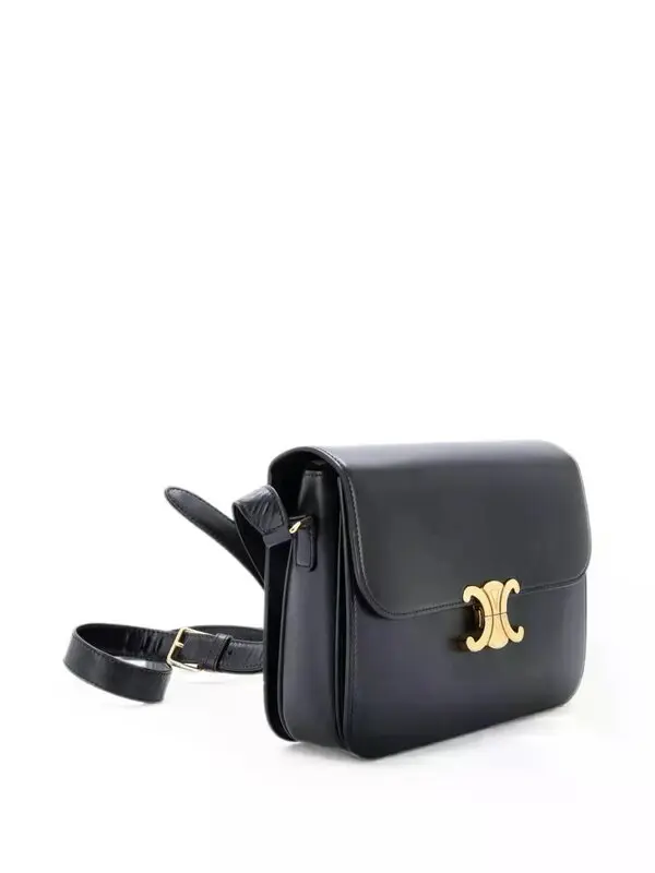Celine Triomphe Shoulder Bag Smooth Calfskin Large Crossbody Bag