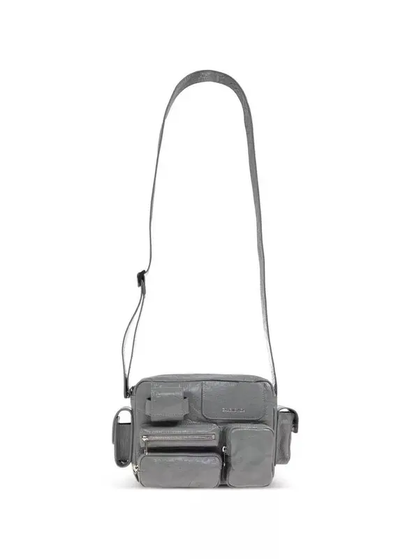 Balenciaga Superbusy Leather Shoulder Bag - Grey