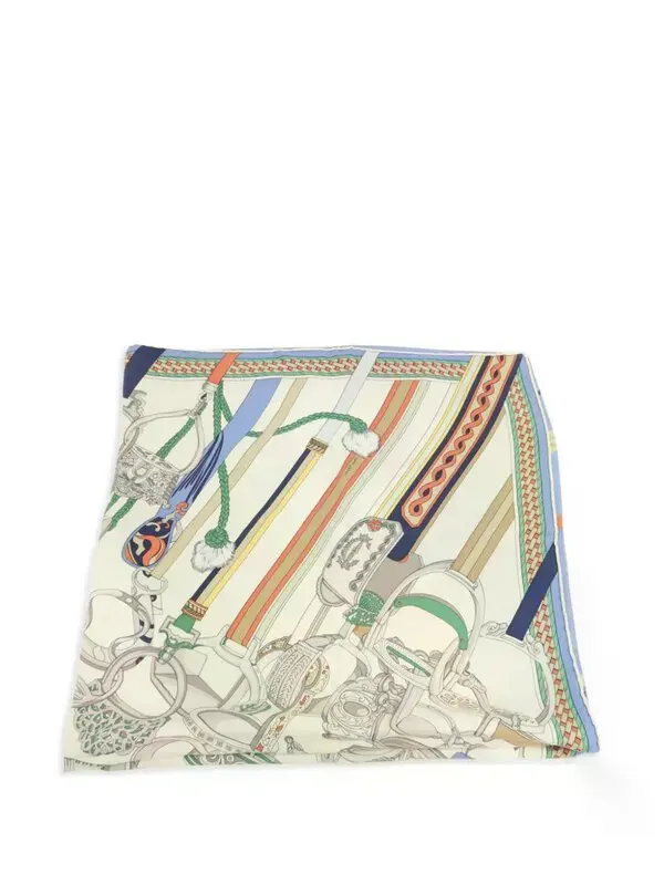 Hermès Concours D'étriers Scarf - Neutrals
