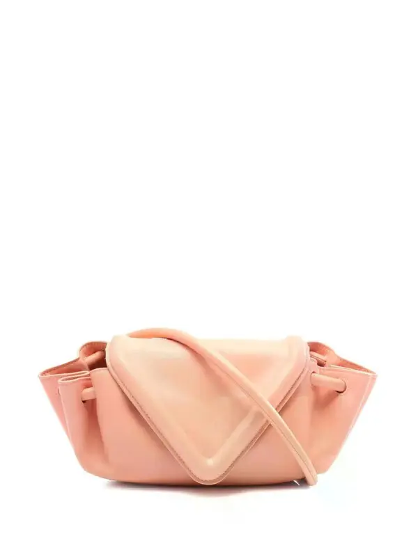 Bottega Veneta Small Leather Beak Crossbody Bag - Pink