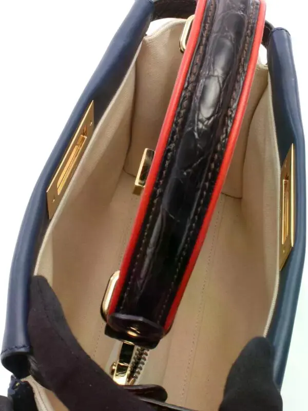 Fendi 2010-2026 Medium Canvas Peekaboo Iconic Satchel