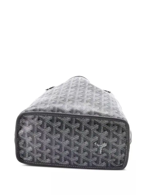 Goyard Anjou Reversible Tote Coated Canvas Mini Satchel - Grey