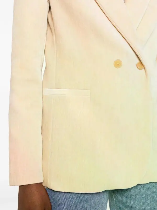 FORTE_FORTE Double-breasted Velvet Blazer