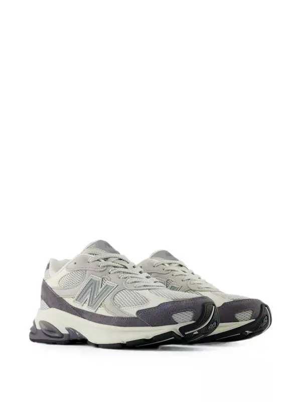 NEW BALANCE Suede Panelled Mesh Sneakers - Neutrals