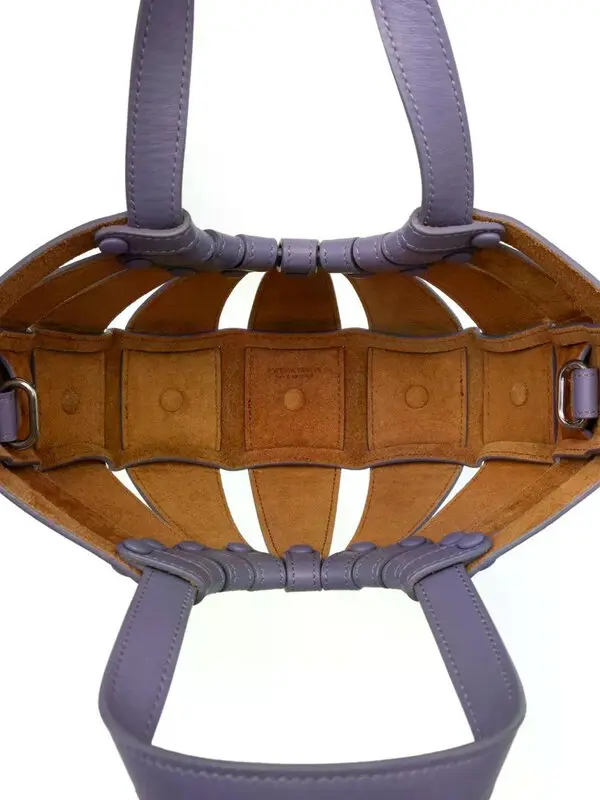 Bottega Veneta Small Calfskin Shell Bag Satchel