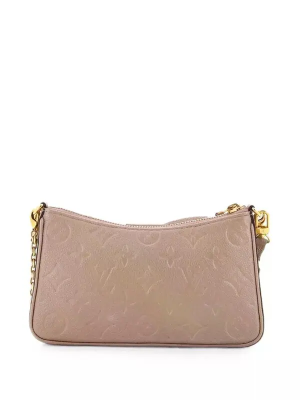 LOUIS VUITTON Easy Pouch On Strap Monogram Empreinte Leather Shoulder Bag - Neutrals