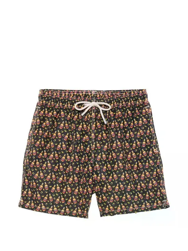 MC2 SAINT BARTH The Simpsons Lighting" Swim Shorts - Black