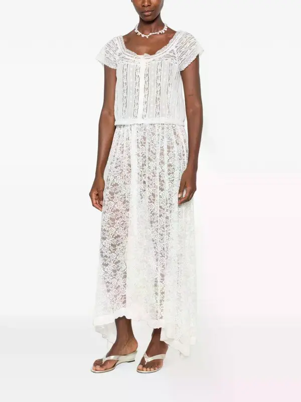 DÔEN Greta Lace Trimmed Top