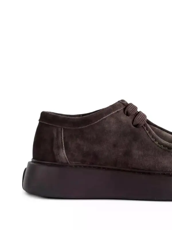 REFERENC Fernabee Calf Suede Lace Up Sneakers