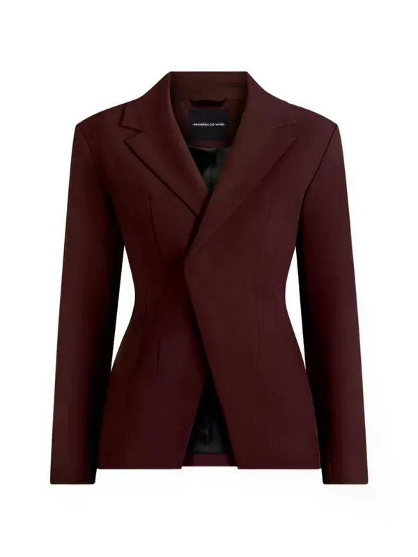 Manière De Voir Beatrice Tailored Blazer - Red