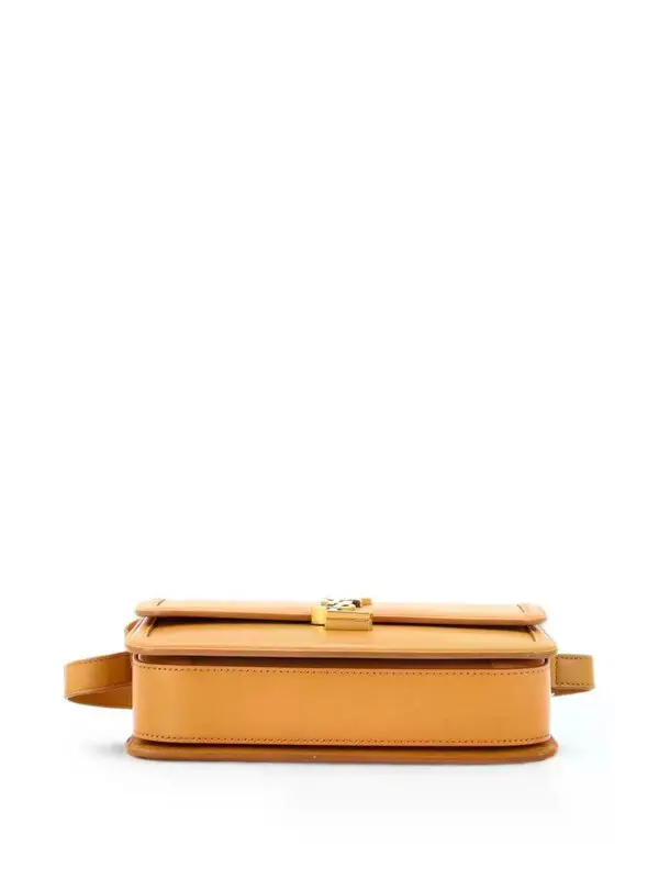 Saint Laurent Solferino Leather Shoulder Bag - Brown