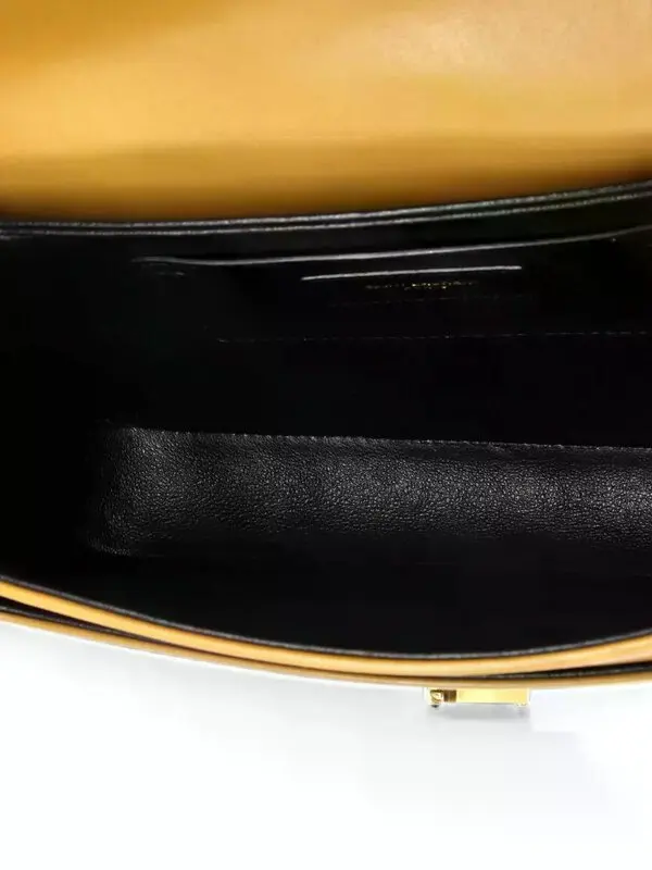 Saint Laurent Solferino Leather Shoulder Bag - Brown