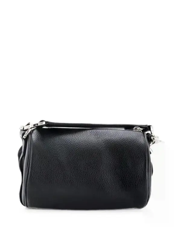 Dior Embroidered Leather Messenger Bag - Black