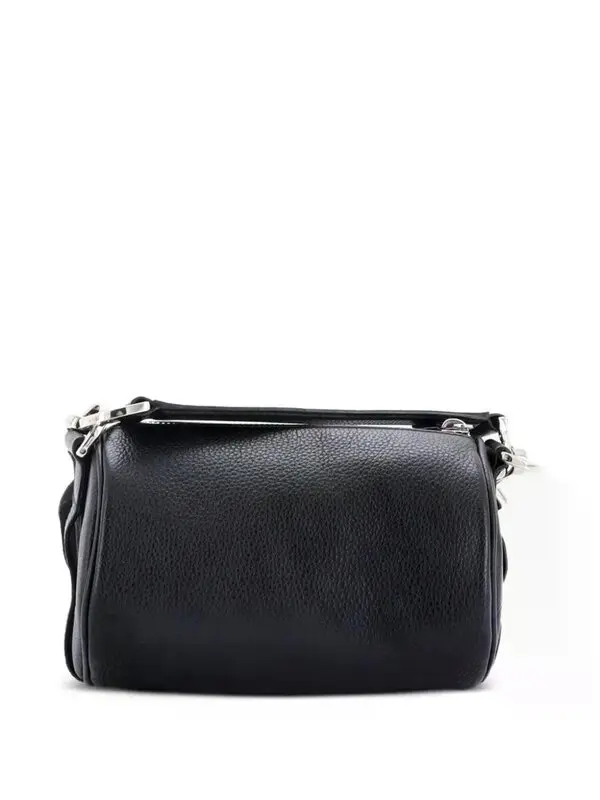 Dior Embroidered Leather Messenger Bag - Black