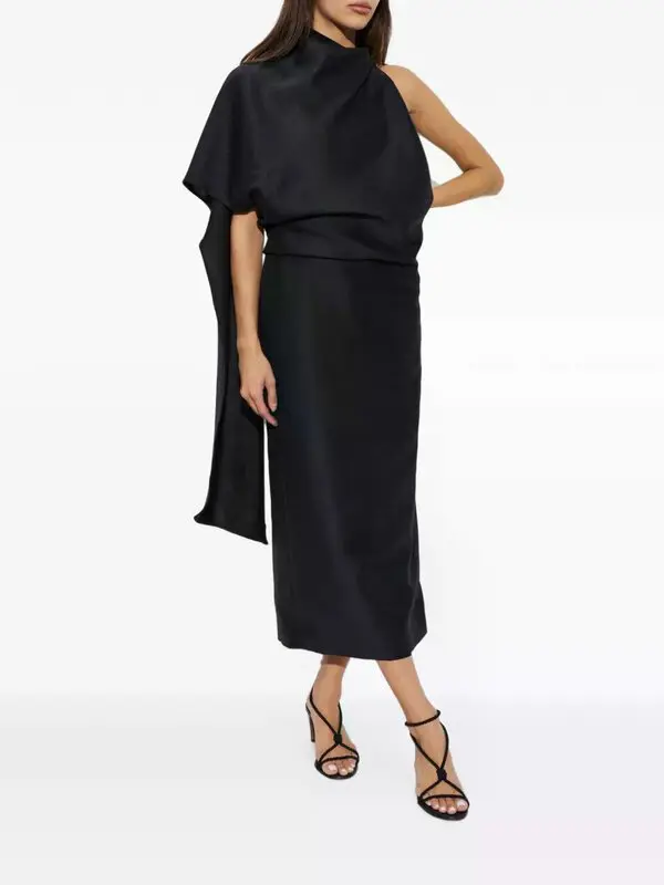RÓHE Open-back Draped Midi Dress