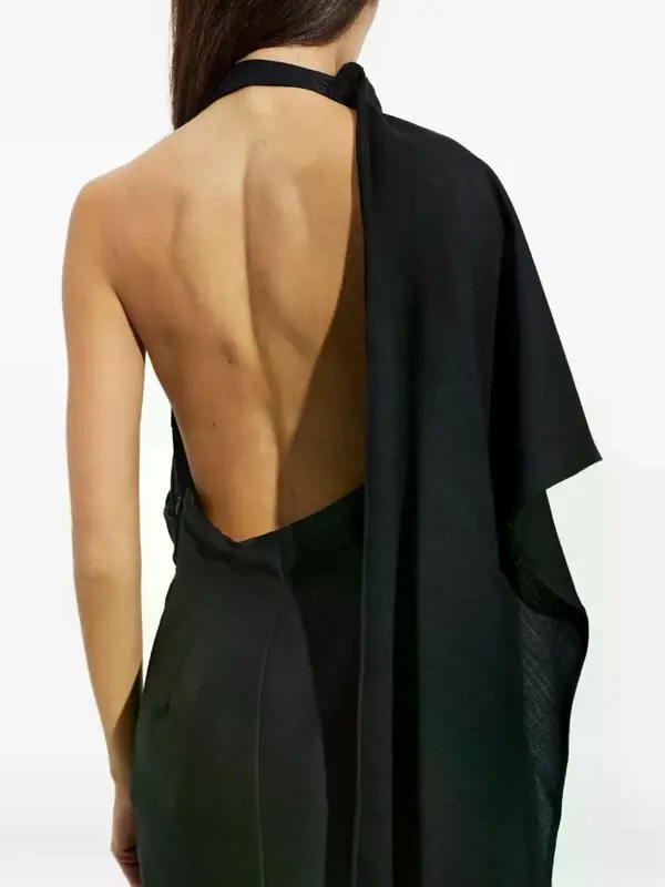 RÓHE Open-back Draped Midi Dress