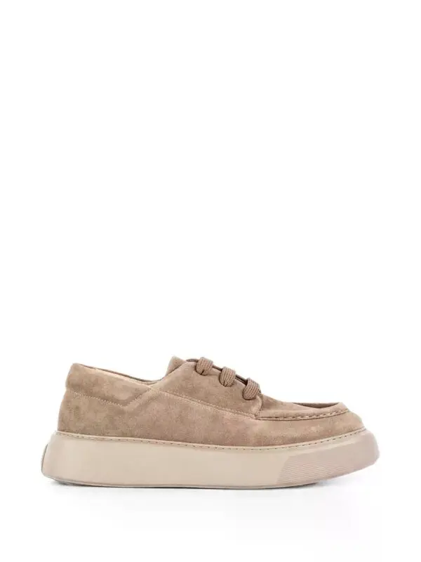 REFERENC Calf Suede Lace-up Sneakers