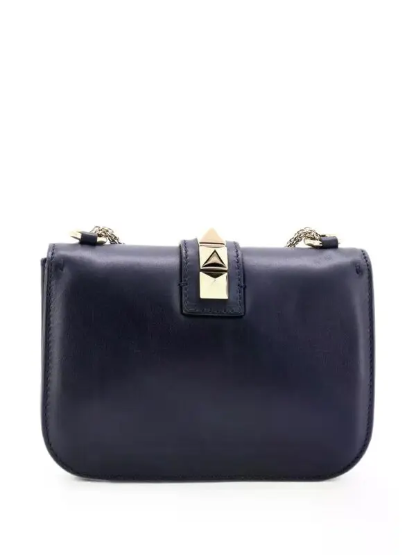 Valentino Garavani Glam Lock Leather Small Shoulder Bag