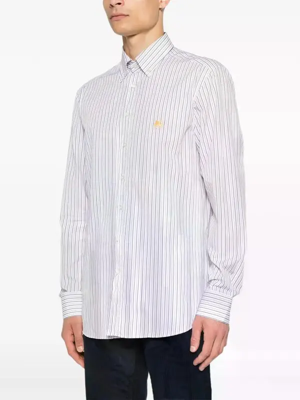 Etro Striped Button-down Shirt - White