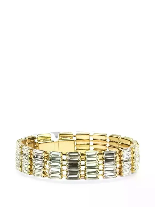 SHARRA PAGANO Empire Crystal-embellished Bracelet - Gold