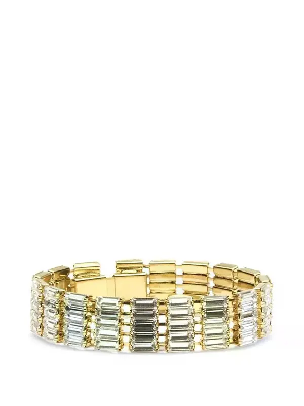 SHARRA PAGANO Empire Crystal-embellished Bracelet - Gold