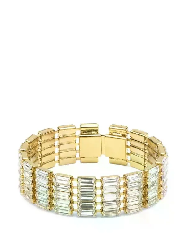 SHARRA PAGANO Empire Crystal-embellished Bracelet - Gold