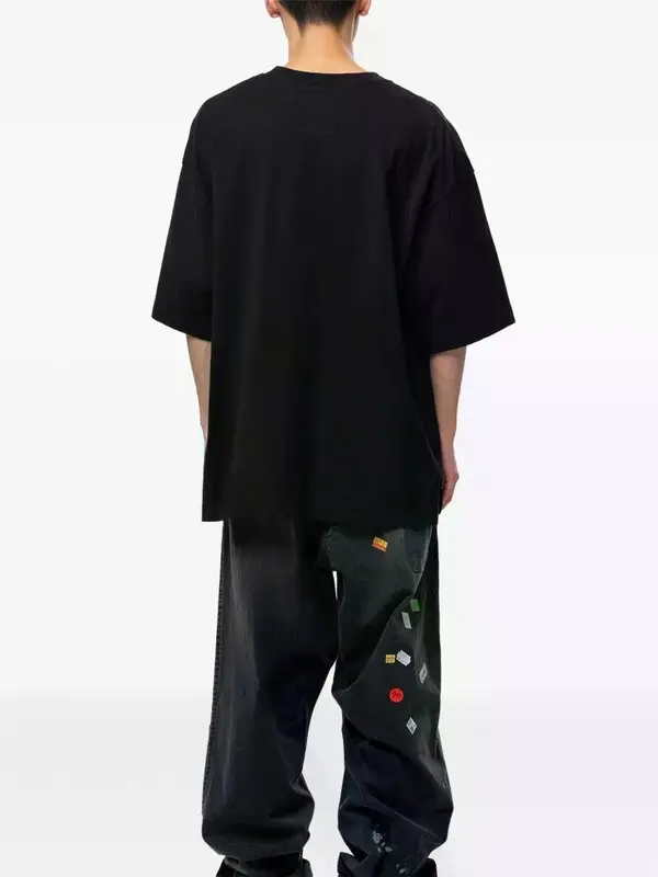 Mihara Yasuhiro Cat-printed T-shirt