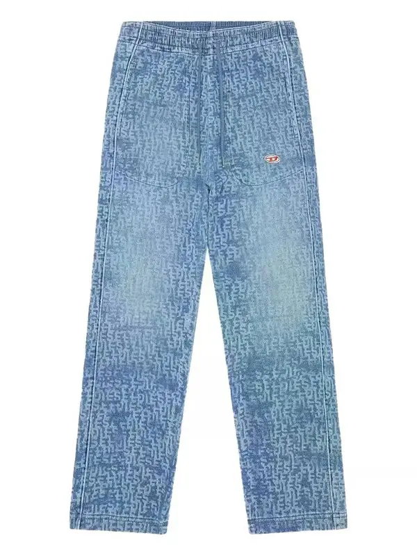 DIESEL® D-martians-ne Logo-patch Track Pants