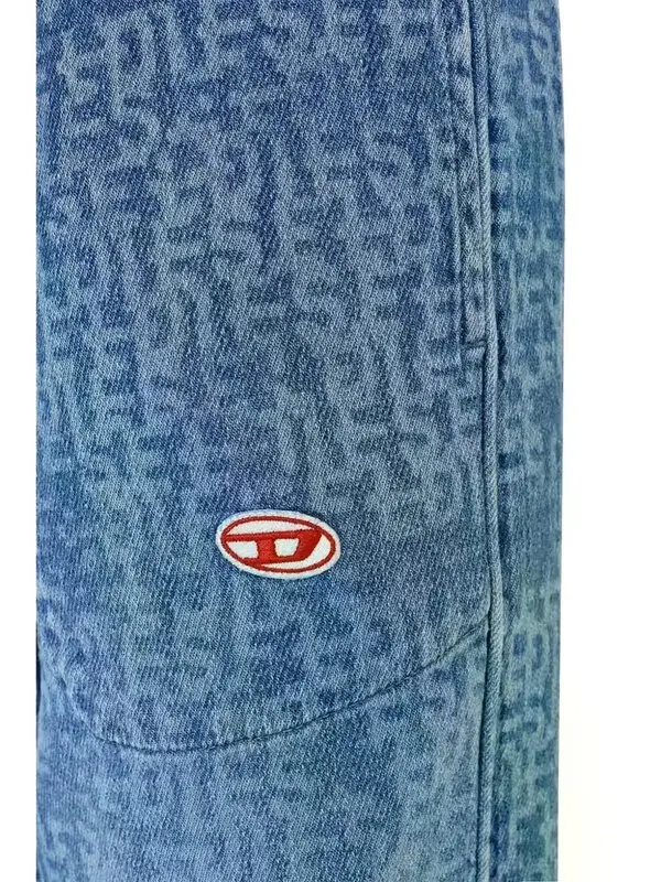 DIESEL® D-martians-ne Logo-patch Track Pants