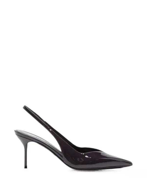 Paris Texas Lidia Patent-finish Slingback Pumps