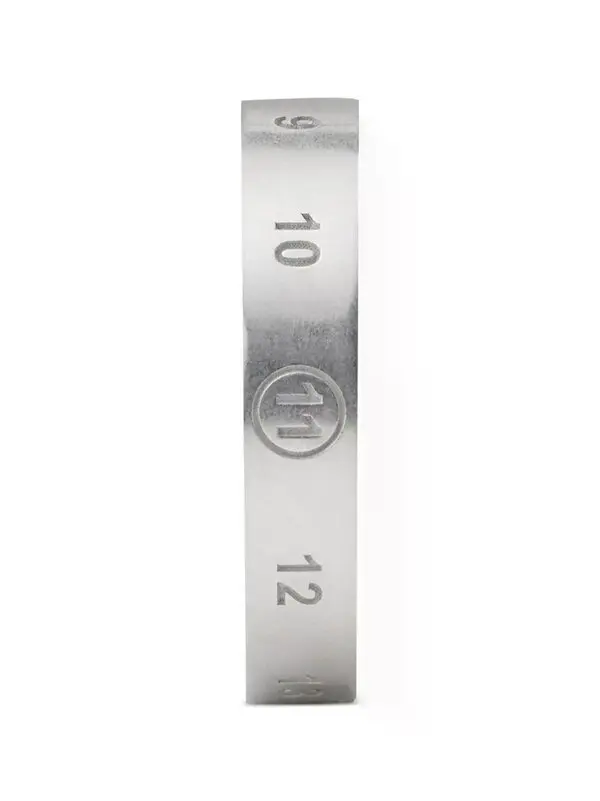 MAISON MARGIELA Numeric Logo-engraved Ring - Silver