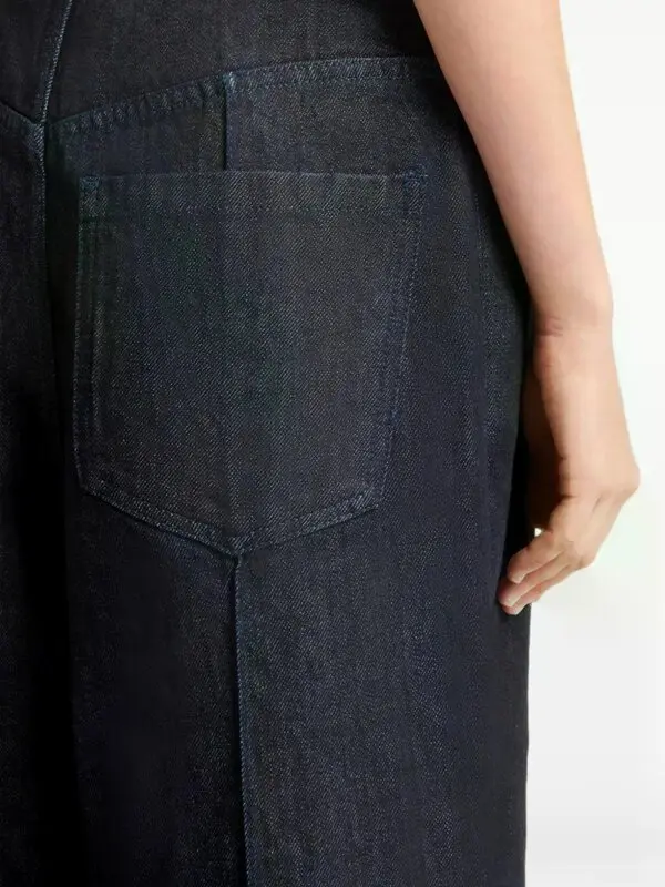 Marni Raw Unwashed Vertical Stitch Jeans
