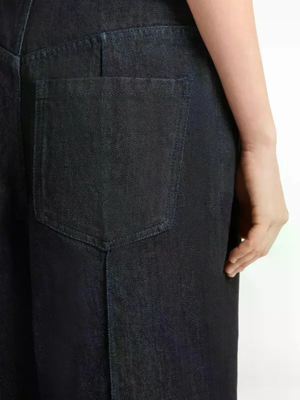 Marni Raw Unwashed Vertical Stitch Jeans