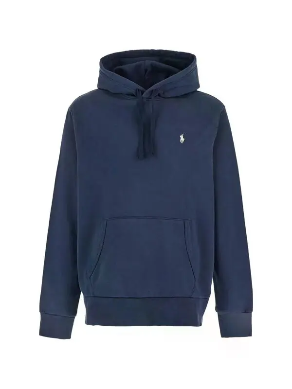 Polo Ralph Lauren Pony-embroidery Drawstring Hoodie - Blue