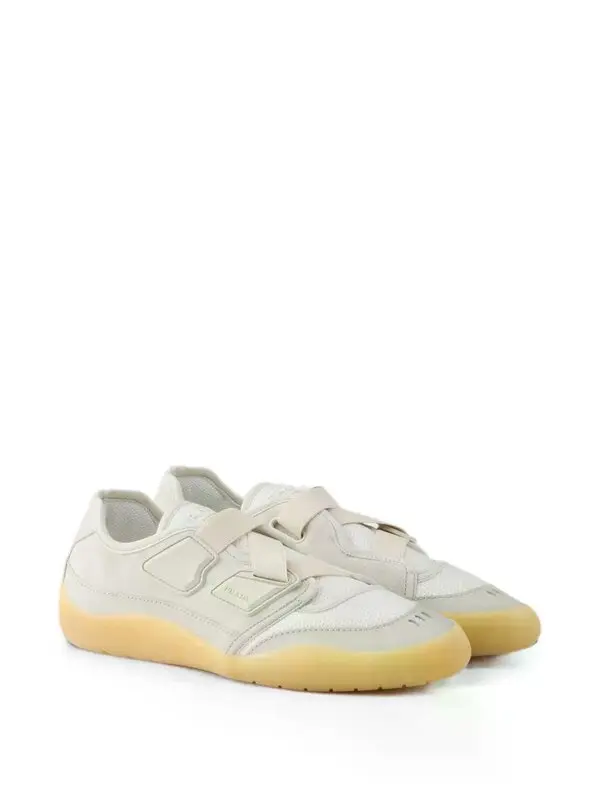 Prada Speedrock Technical Mesh And Leather Sneakers