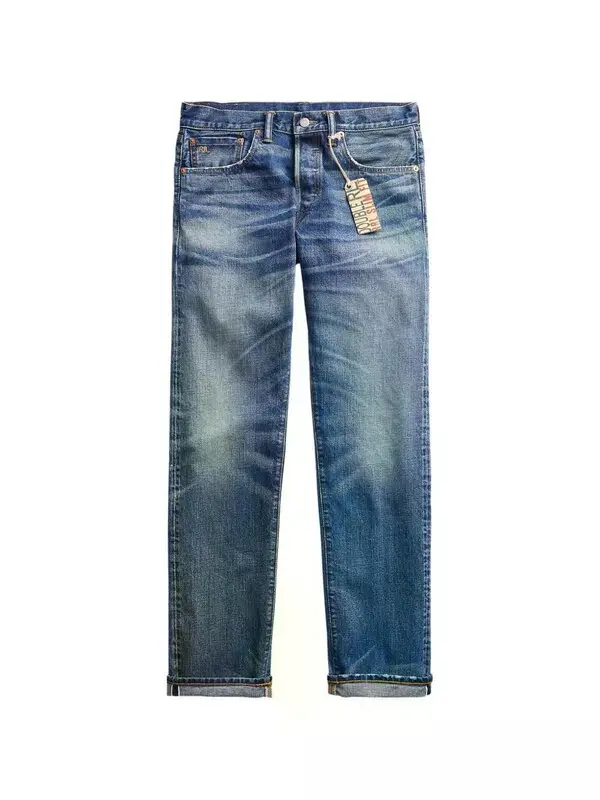 Ralph Lauren Slim-fit Faded Jeans - Blue