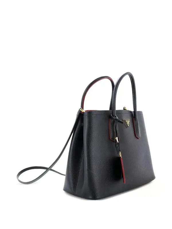 Prada Saffiano Leather Tote Bag - Black