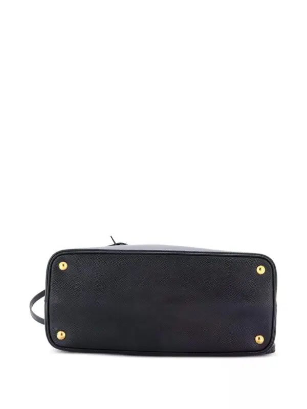Prada Saffiano Leather Tote Bag - Black