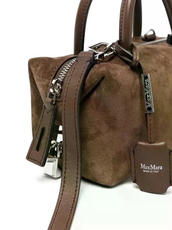 Max Mara Holdallssuede Leather Mini Bag