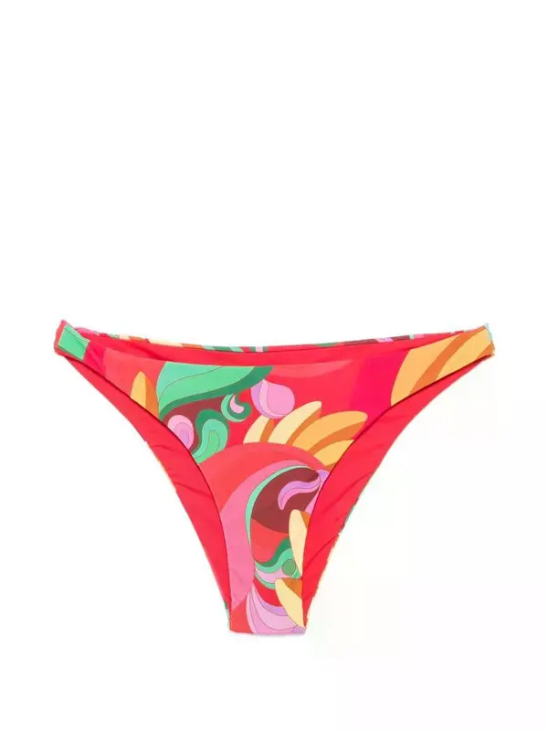 Farm Rio Graphic-print Bikini Bottoms