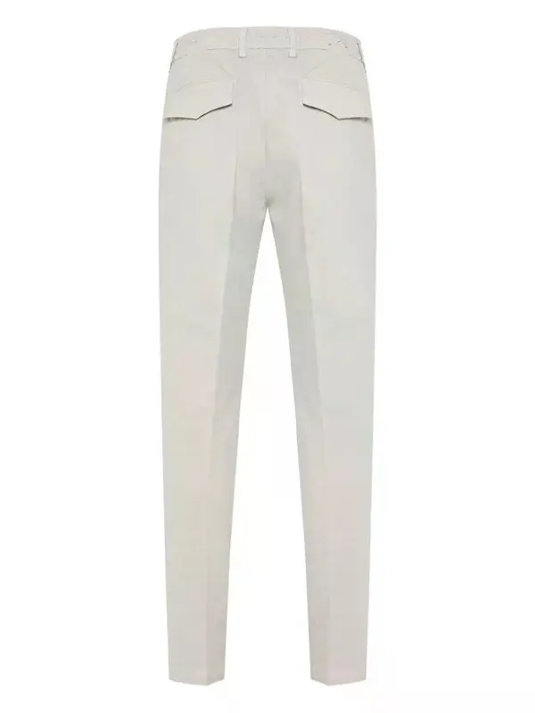 Eleventy Pleated Front Drawstring Chino Trousers