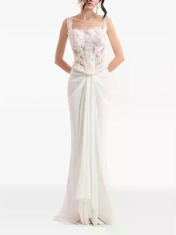 GEMY MAALOUF Draped Long Skirt
