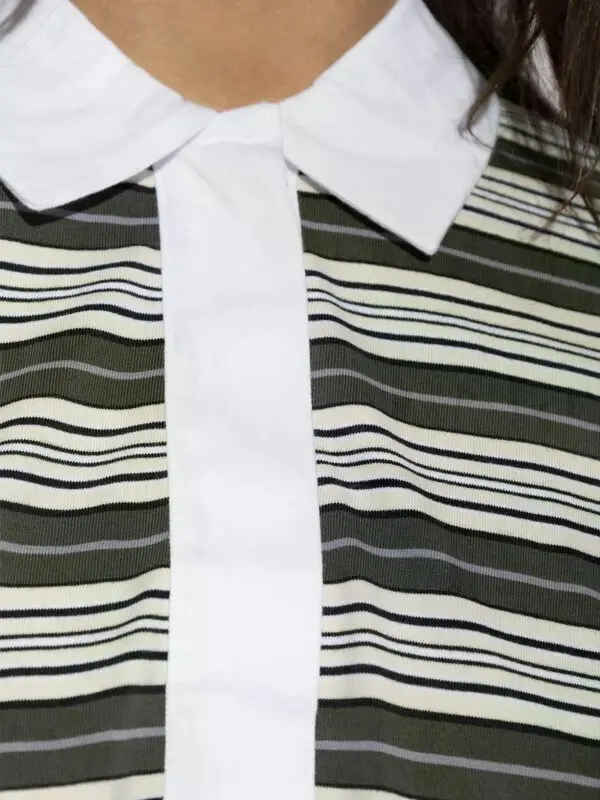 Rag & Bone Striped Long-sleeve Polo Shirt