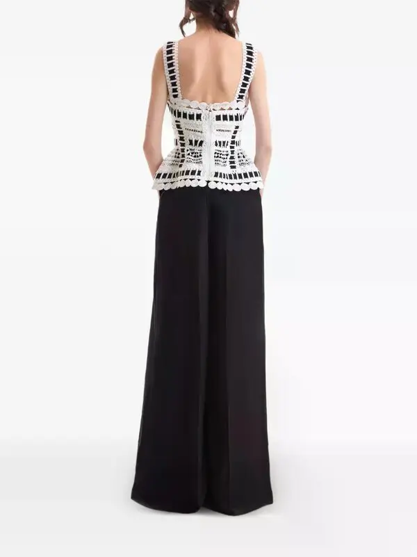 GEMY MAALOUF Ribbon-detail Peplum Corset